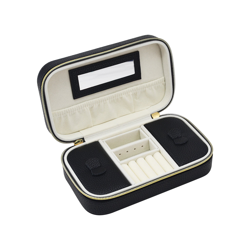Leah Rectangle Travel Jewelry Case – Brouk & Co
