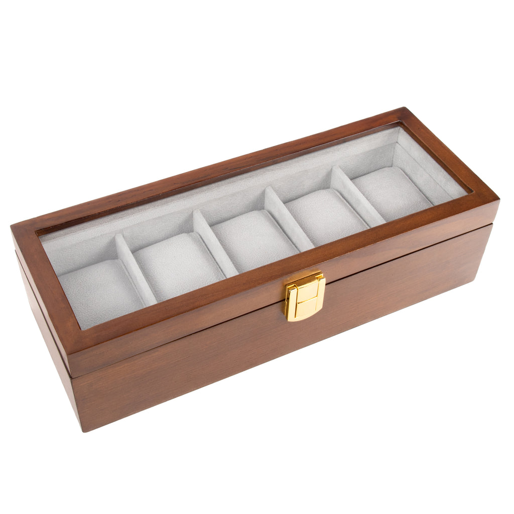 William 5-Slot Watch Box – Brouk & Co